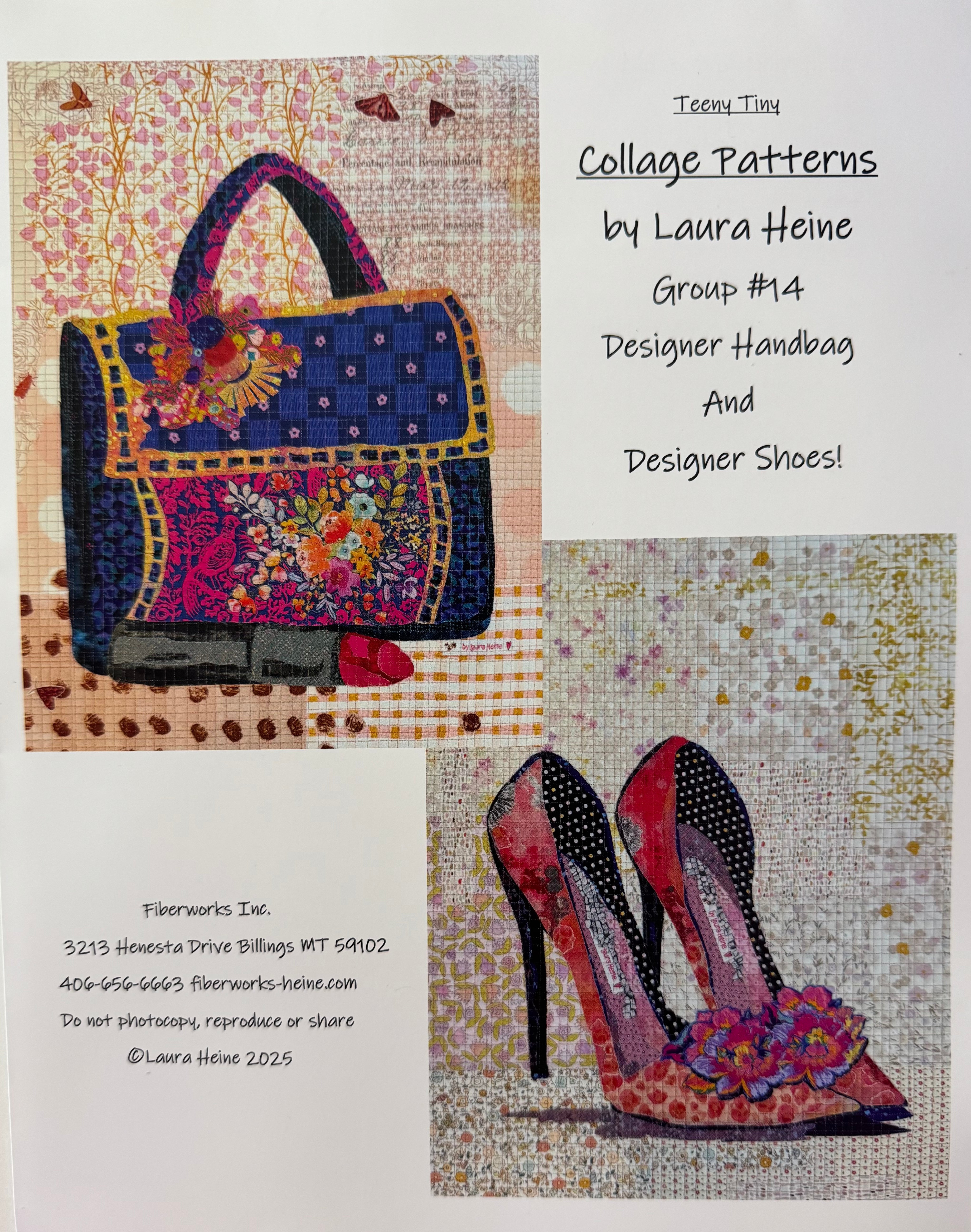 Laura Heine Collage Patterns – Lavender Lime Quilts