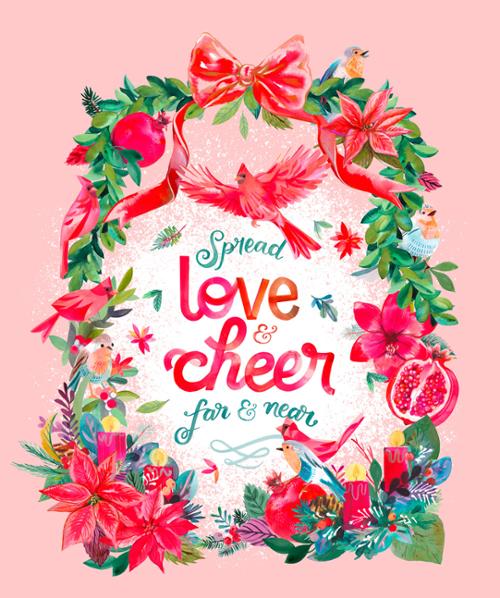 Panel- Love And Cheer Panel Multi 21839 11 Moda – Lavender Lime Quilts